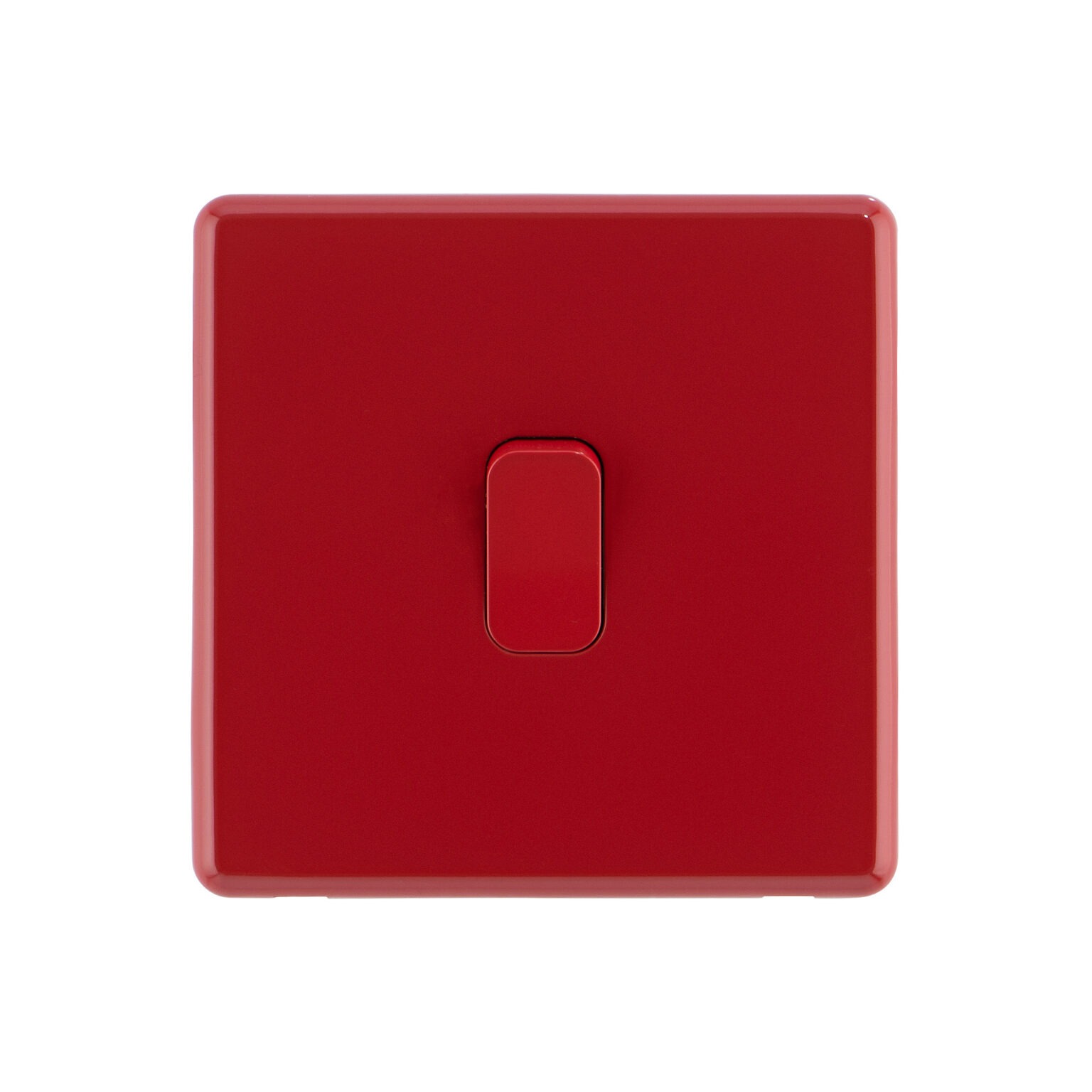 Arlec Rocker | Cherry Red | 10A 1Gang 2Way Light Switch - Arlec UK