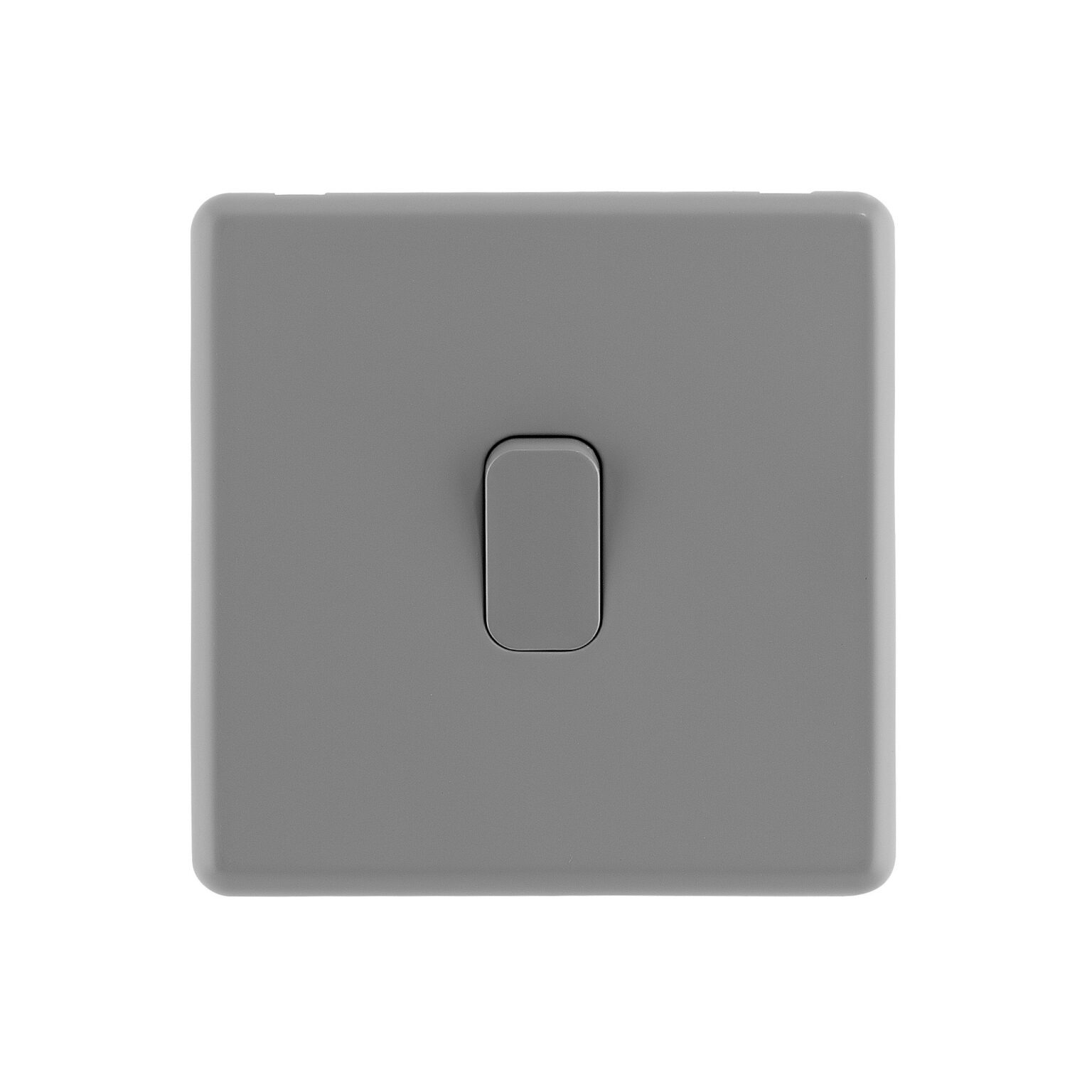 Arlec Rocker | Stone Grey | 10A 1Gang 2Way Light Switch - Arlec UK