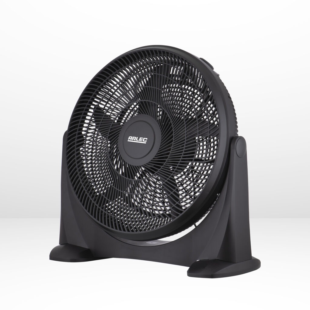 20 Inch Floor Fan | Black - Arlec UK