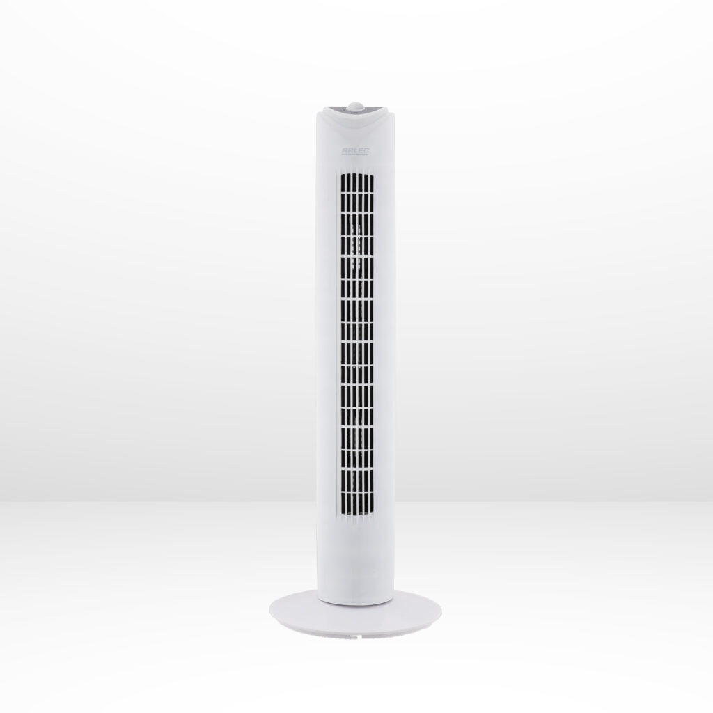 31 Inch Tower Fan | White - Arlec UK