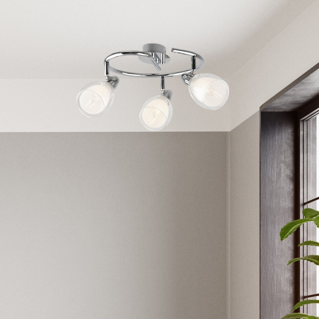 Polished chrome spotlight - Eliza 4 lamp spotlight, the best kitchen ...