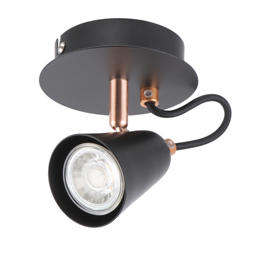 Black and copper spotlight - Put your home in the spotlight with Emma