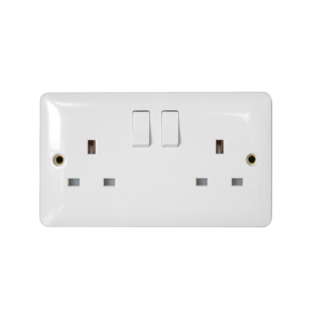 Slim Line Switched Socket 1 Gang SP 13A - Arlec UK