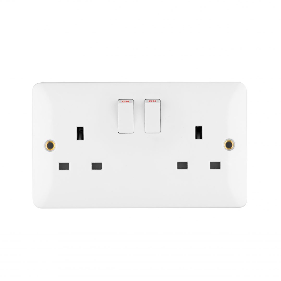 Slim Line Switched Socket 1 Gang DP 13A - Arlec UK