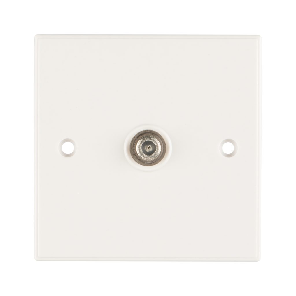 F-Type Satellite Socket 1 Gang - Arlec UK