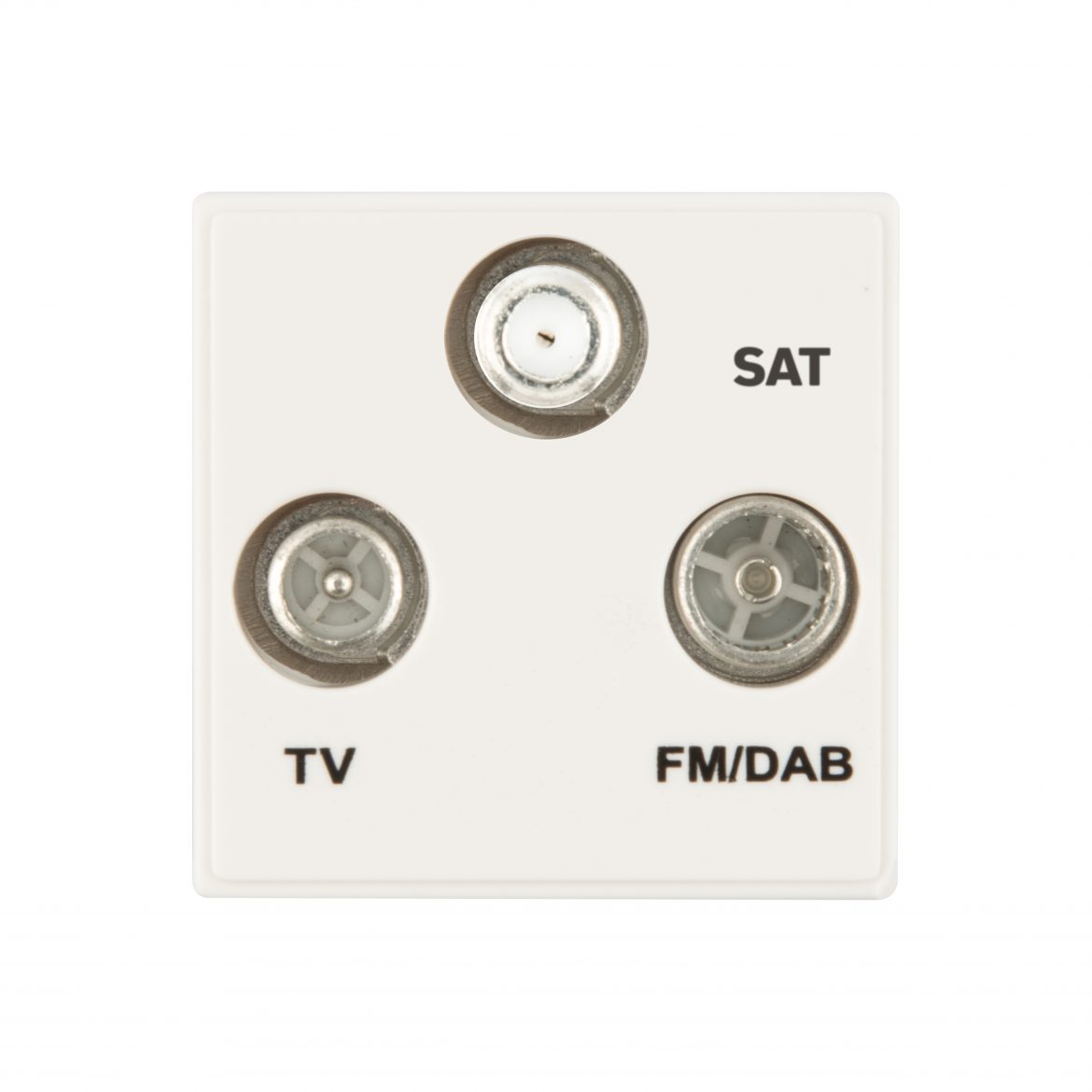TV, FM & Satellite Socket Module - Arlec UK