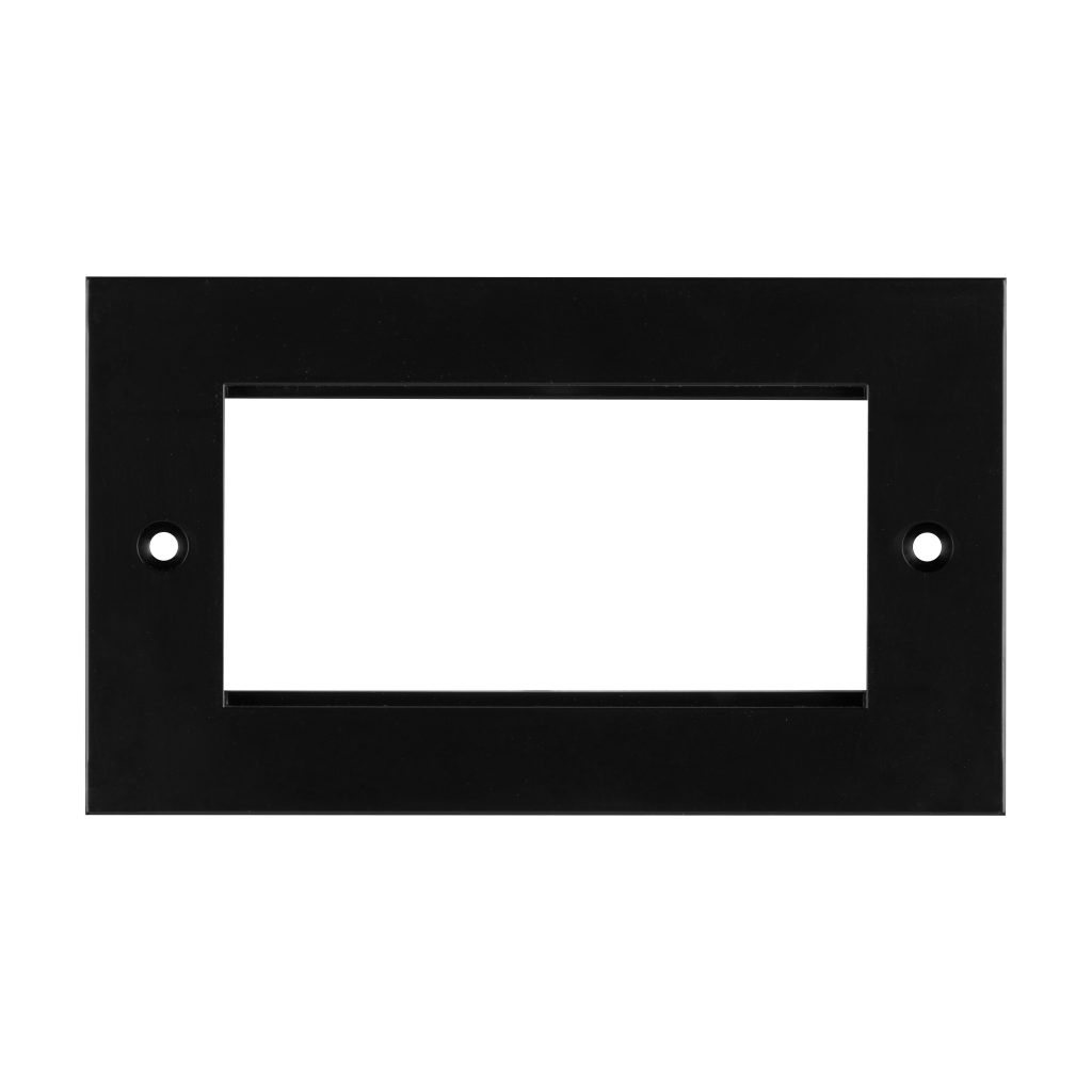 Modular Plate 2 Gang Black - Arlec UK