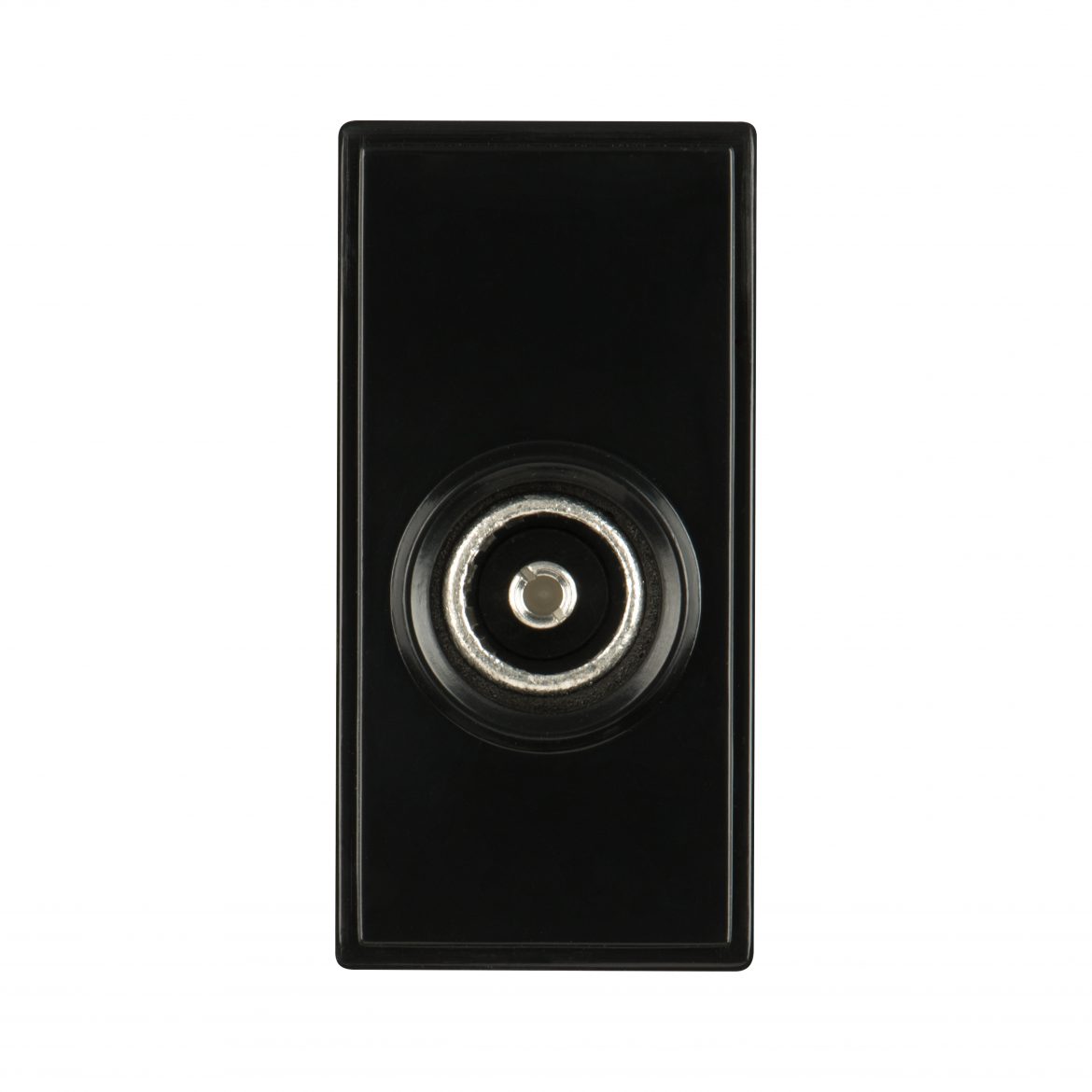 Coaxial TV Socket Module Black - Arlec UK