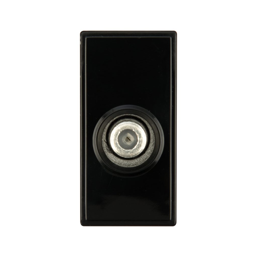 F-Type Satellite Socket Module Black - Arlec UK