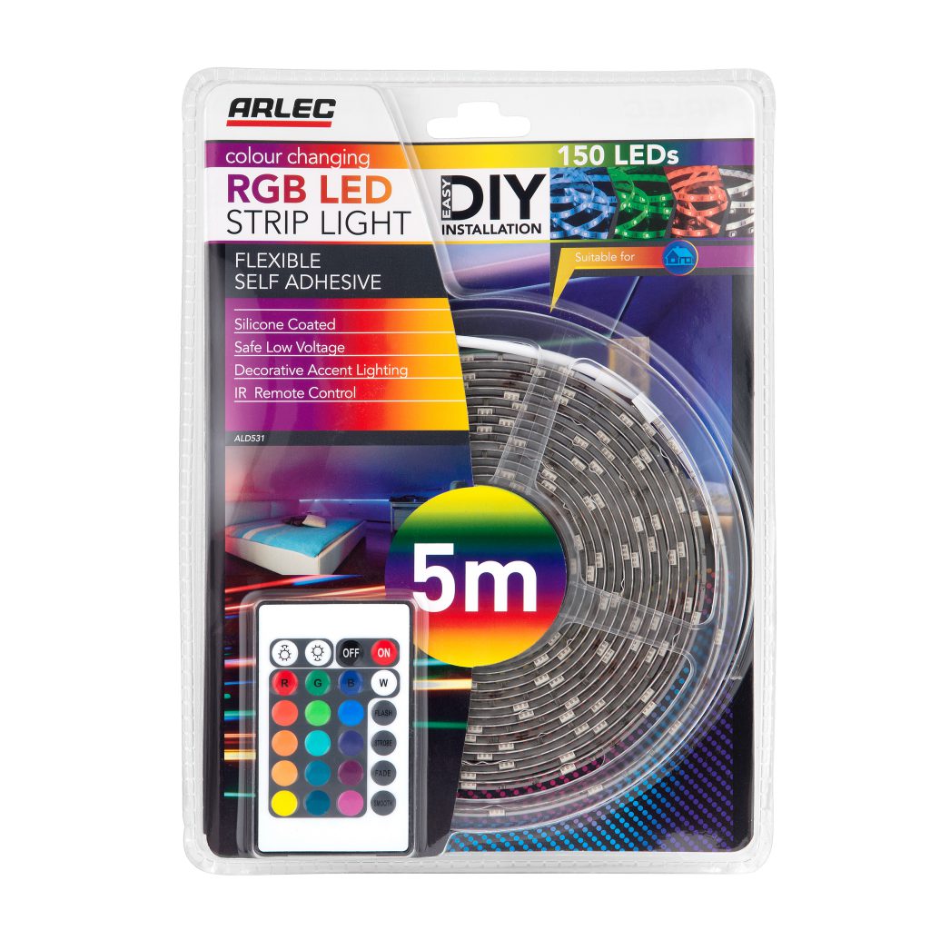 Strip Light LED 5m RGB IP65 - Arlec UK