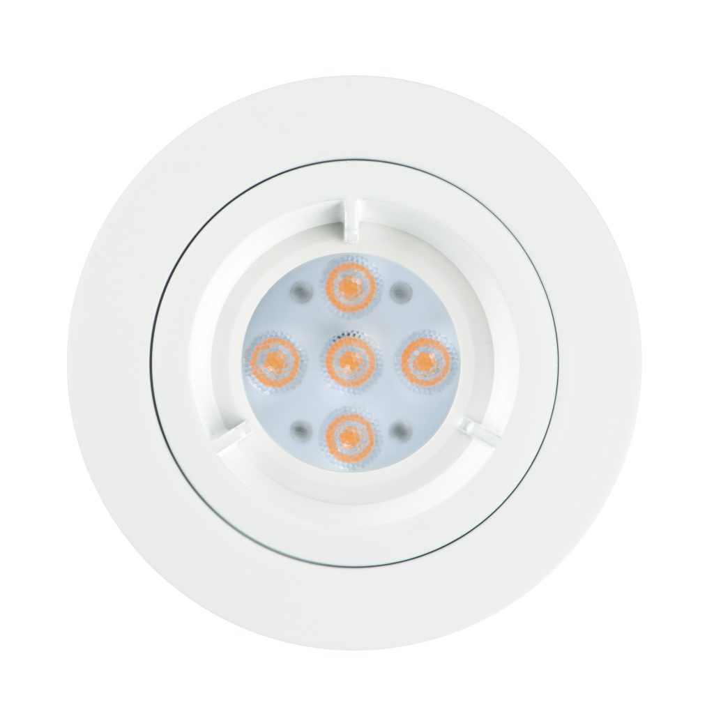Fire Rated LED Downlight 5.5W 470Lumens Warm White - White Finish ...
