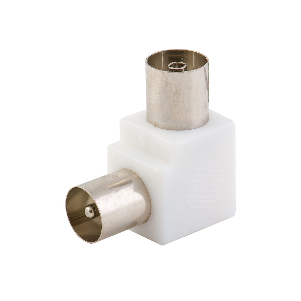 Coax Adaptor Right Angle PAL - Arlec UK