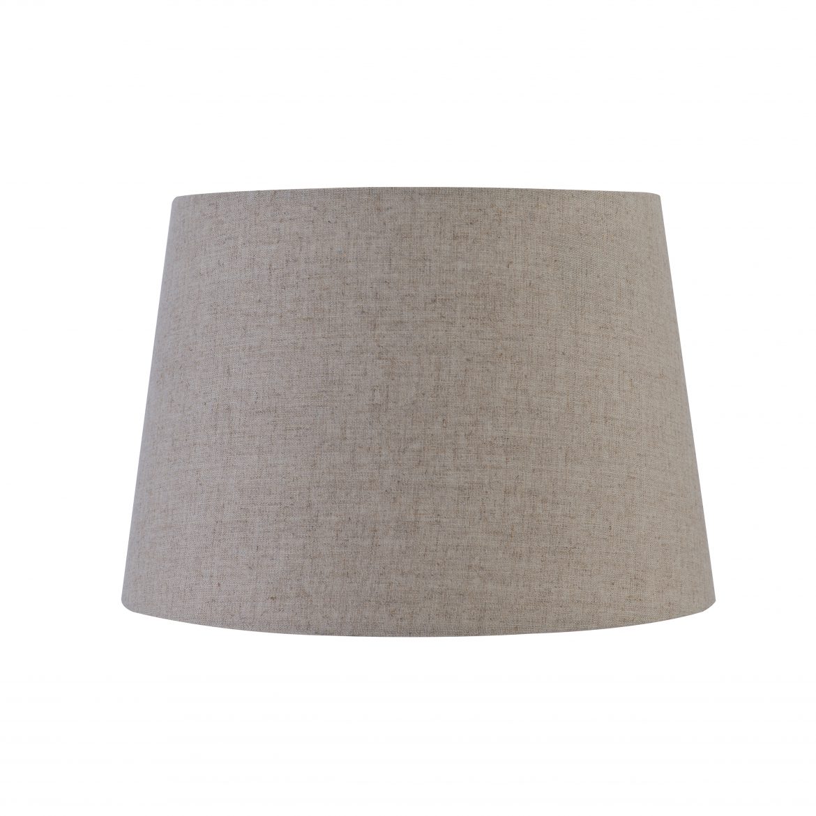 Medium 28cm Natural Linen Shade Grey - Arlec UK