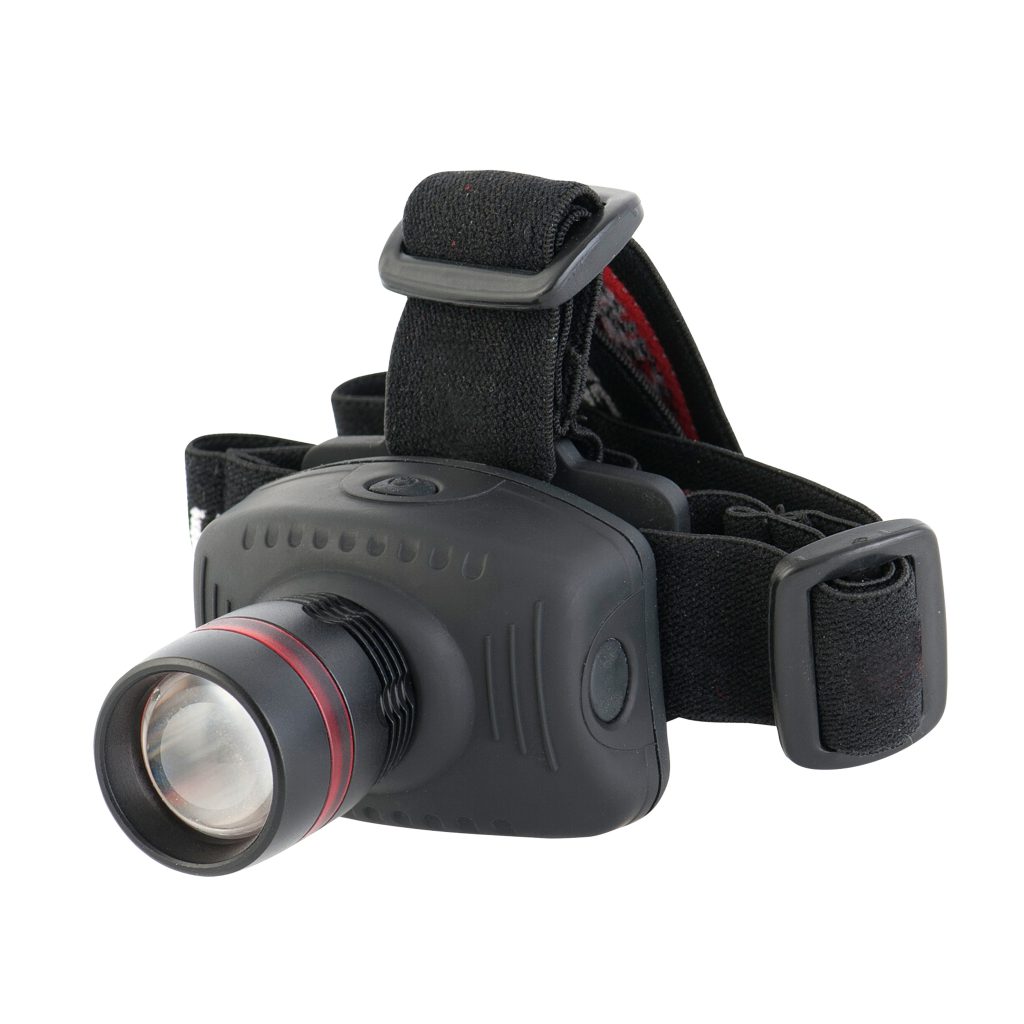 LED Zoom Head Torch 3W - Arlec UK
