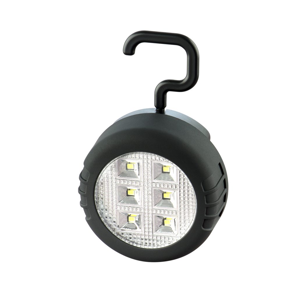 6 LED Compact Round Utility Light - Arlec UK