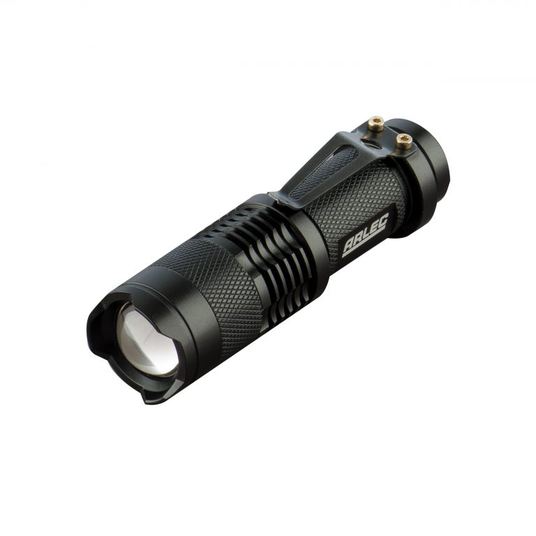 Mini LED Torch With Pocket Clip 3W - Arlec UK