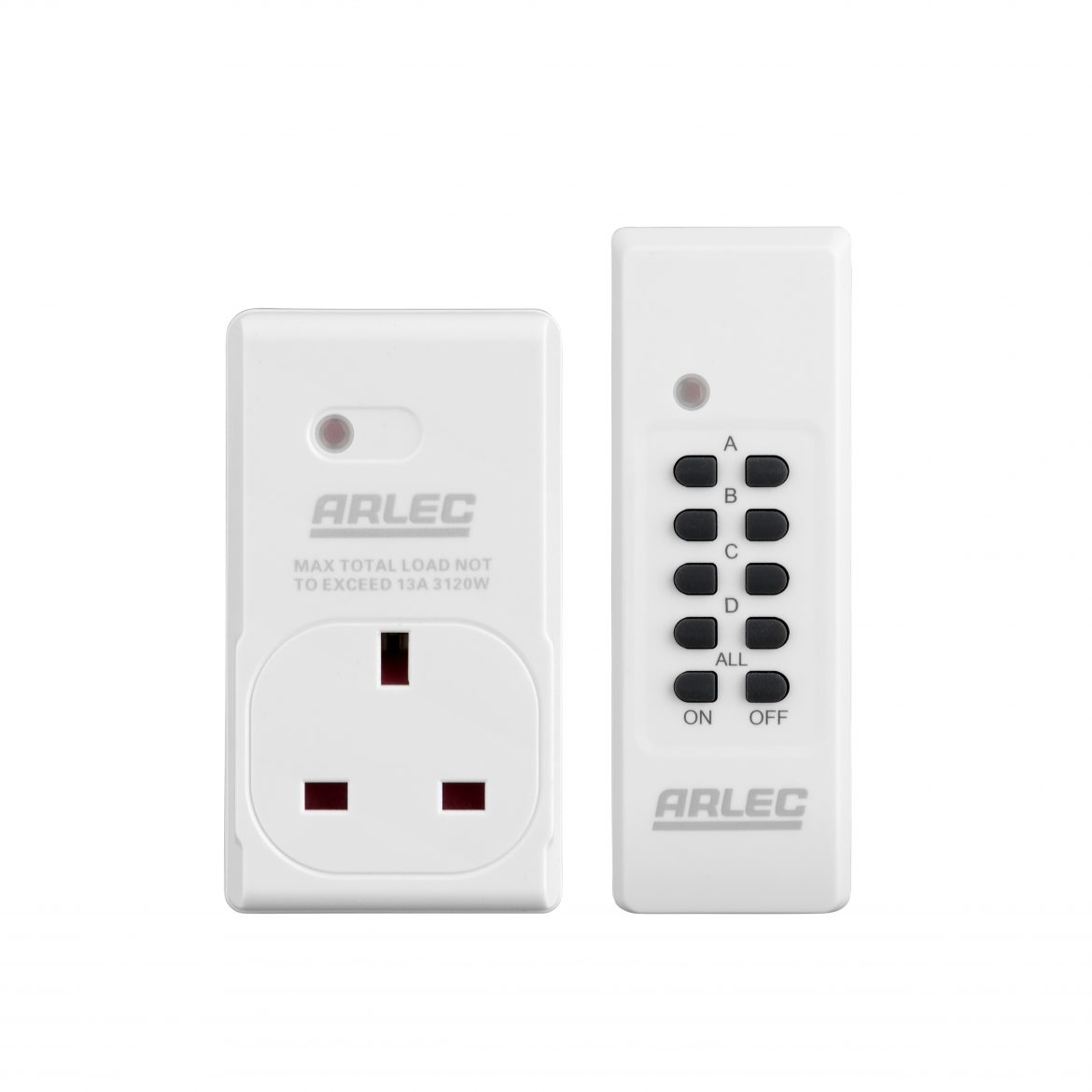 Remote Controlled Power Outlet - 2 Pack - Arlec UK